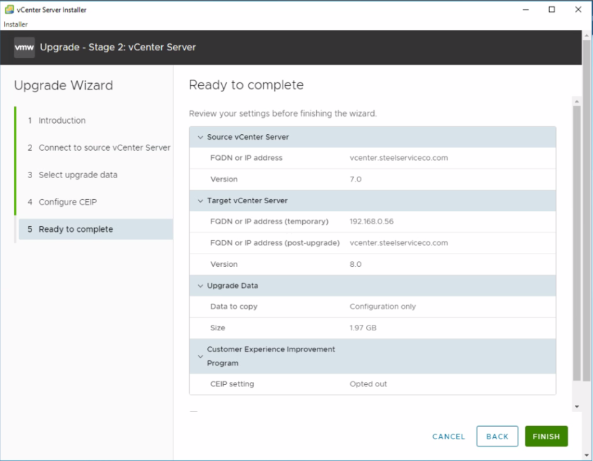 How to Upgrade VMware vCenter version 7 to version 8? - vCloudies