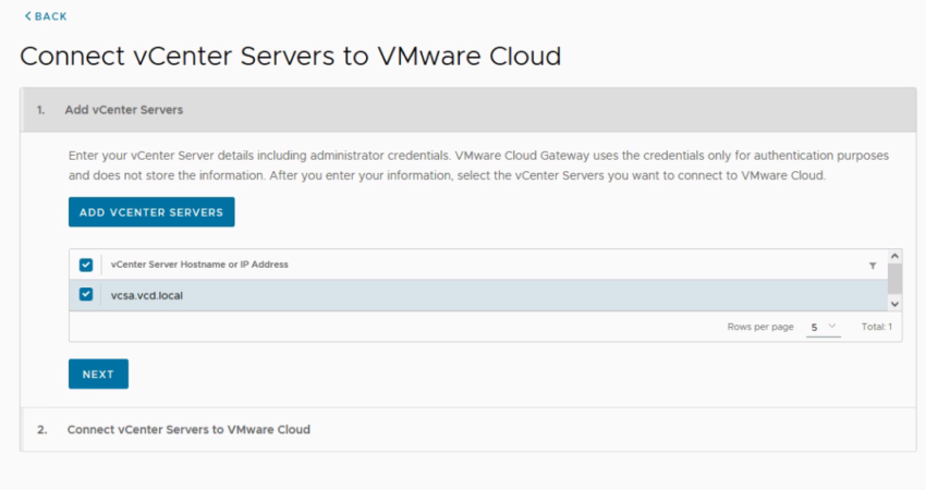 How to install VMware Cloud Gateway and Connect vCenter Servers? - vCloudies