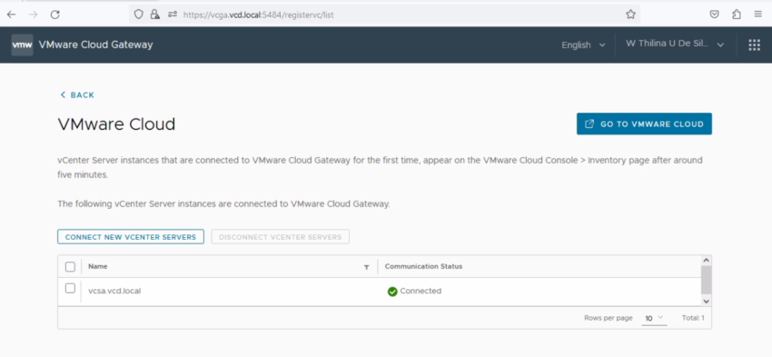 How To Install Vmware Cloud Gateway And Connect Vcenter Servers Vcloudies