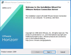 How to install VMware Horizon Connection Server 8.11 (2309)? - vCloudies