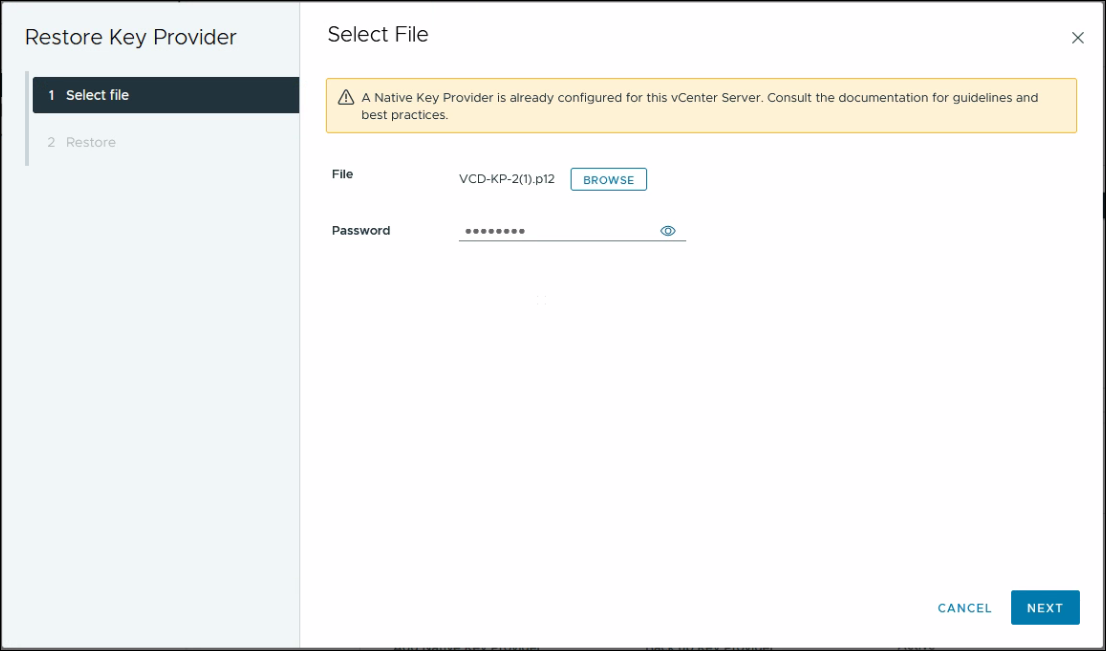 How to configure a vSphere Native Key Provider and use vTPM with VMs ...