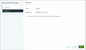 How to configure a vSphere Native Key Provider and use vTPM with VMs ...