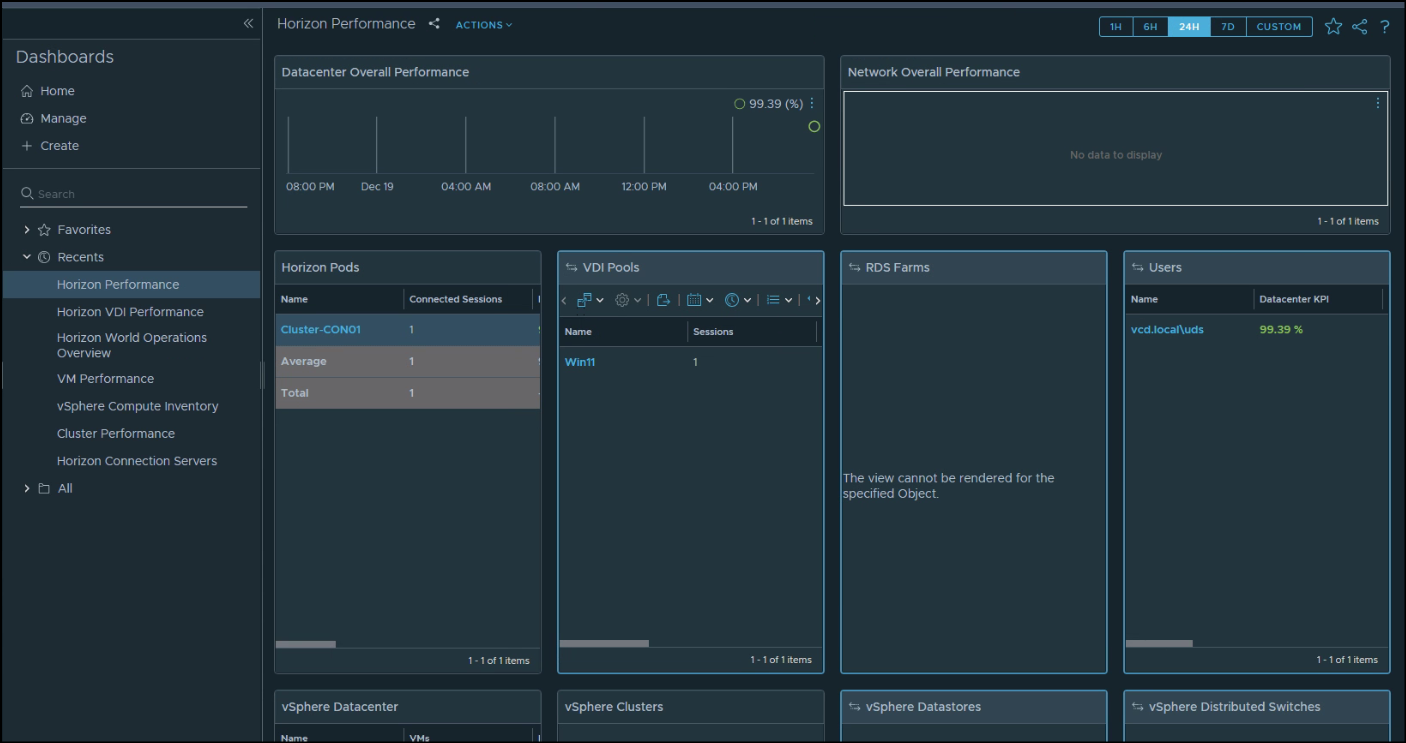 Monitor Horizon with VMware Aria Operation Manager - vCloudies