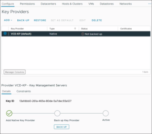 How to configure a vSphere Native Key Provider and use vTPM with VMs ...