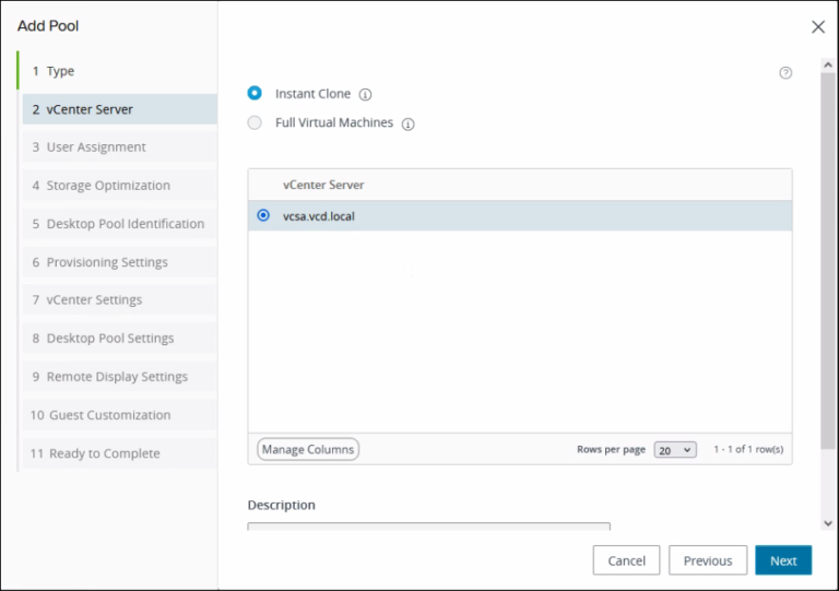 How to create a Desktop pool with Horizon 8.11? - vCloudies