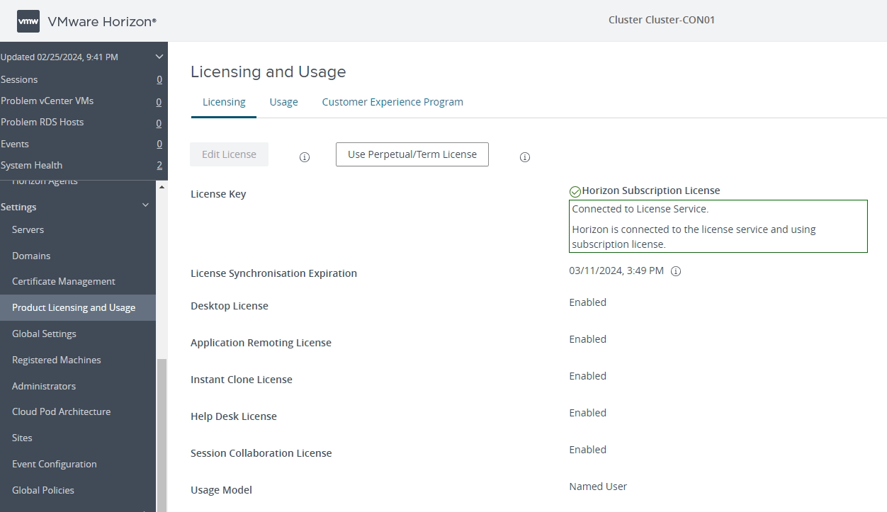 How to Configure Horizon Subscription License? - vCloudies